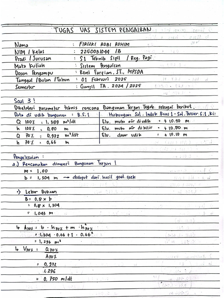 Tugas Uas Sispeng | PDF