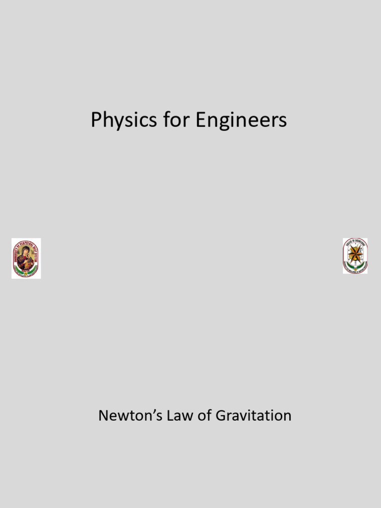 Law of Gravitation | PDF