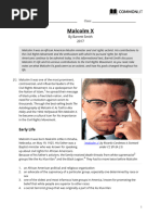Malcolm X's Journey to Literacy | PDF | Malcolm X | Learning To Read