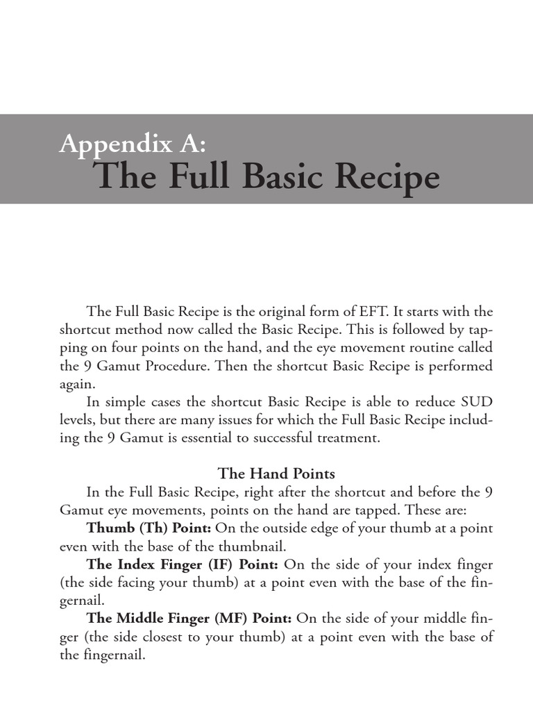 Full Recipe 9 Gamut Instructions 2 | PDF | Hand