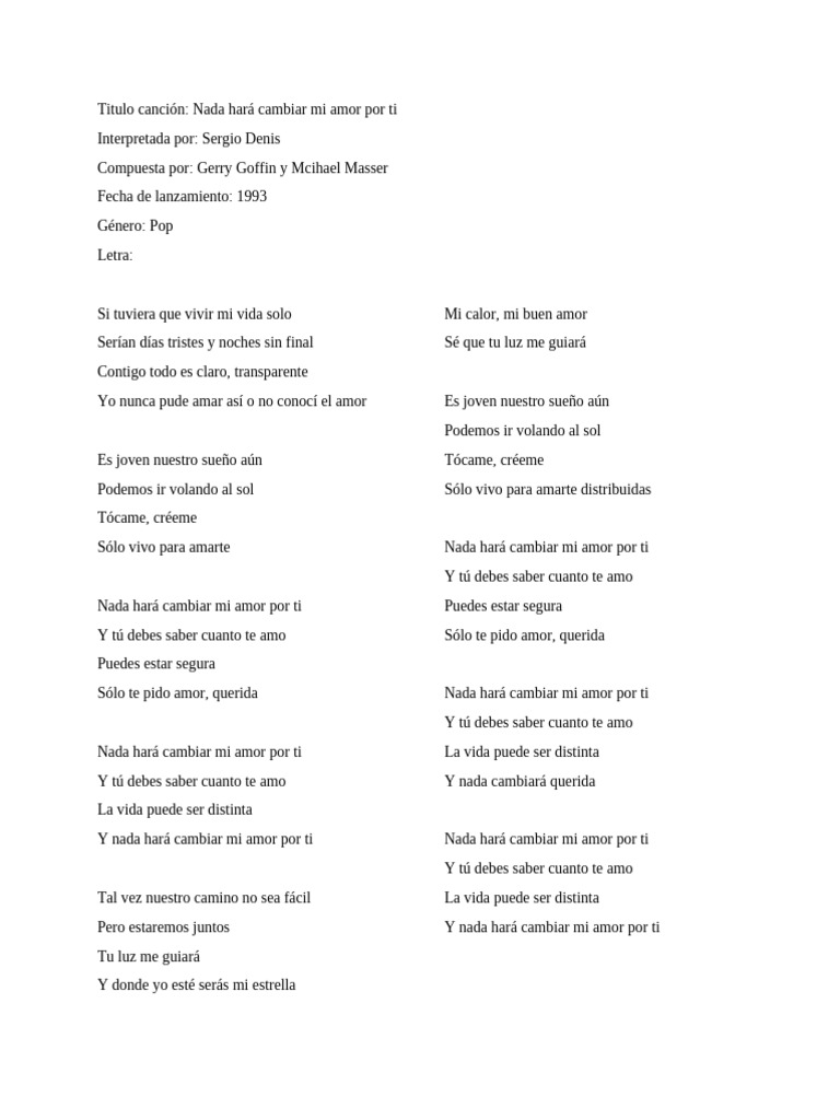 Titulo Canción | PDF