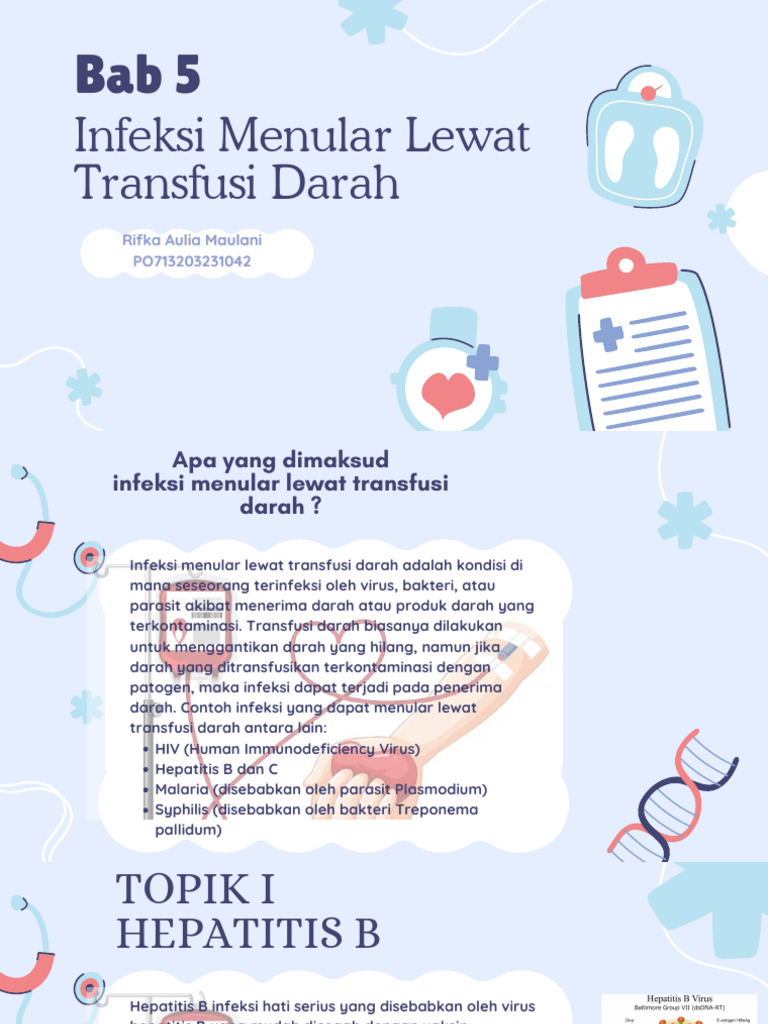 Infeksi Menular Lewat Transfusi Darah | PDF