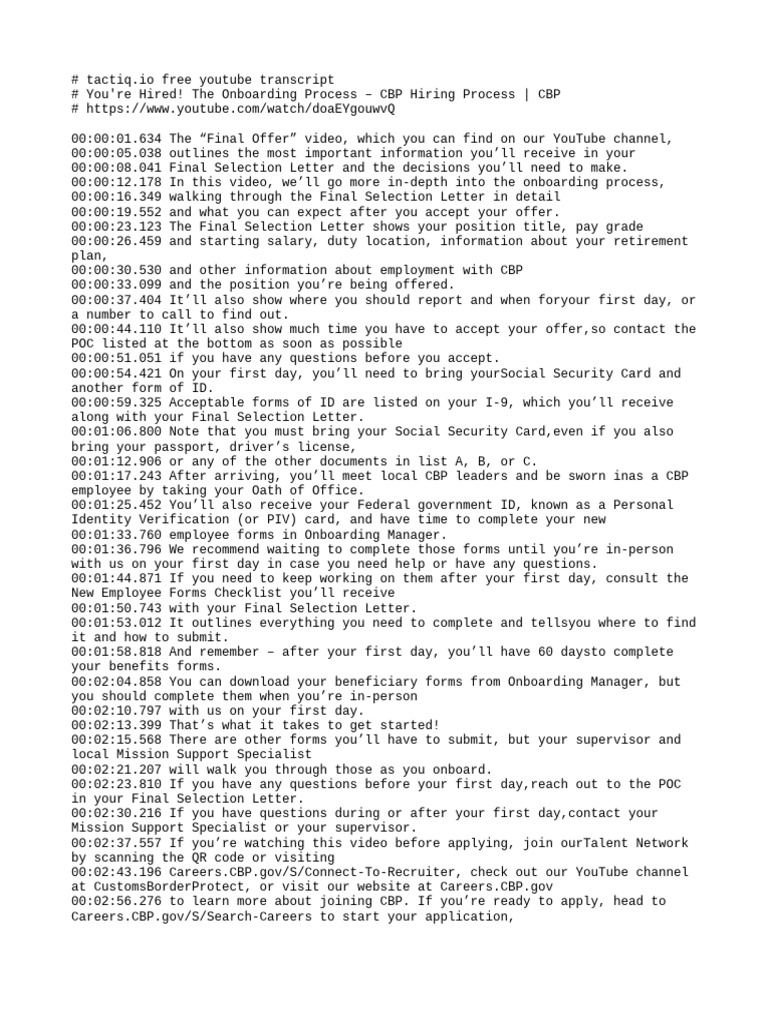 Tactiq Free Transcript doaEYgouwvQ | PDF | Authentication | Government And Personhood