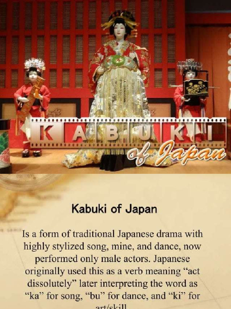kabuki in japan, jepoy ppt | PDF
