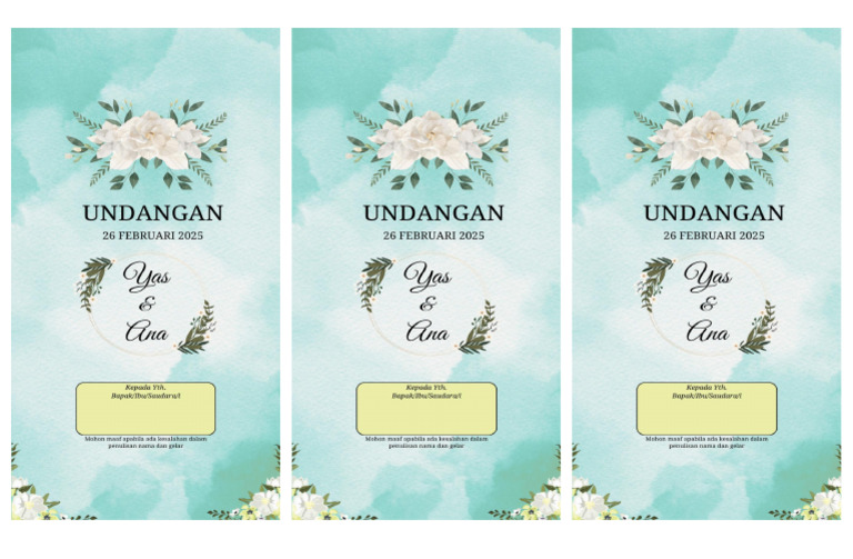 Undangan Cover | PDF