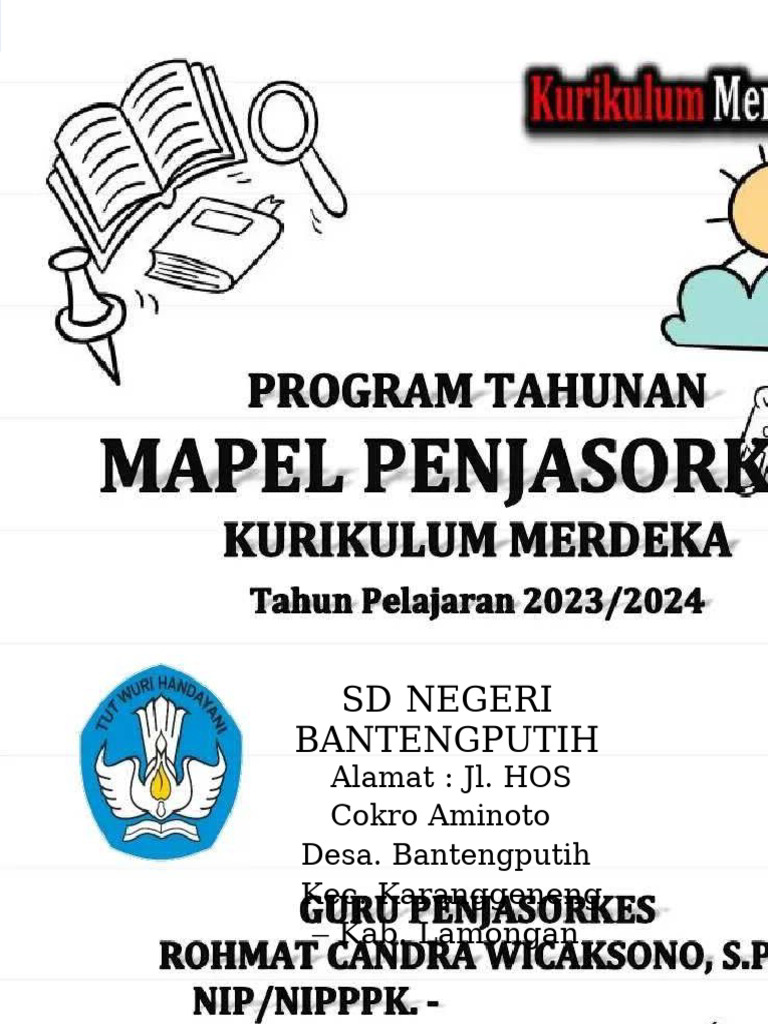 PDF Prota Guru Mapel Pjok Kurikulum Merdeka Compress | PDF