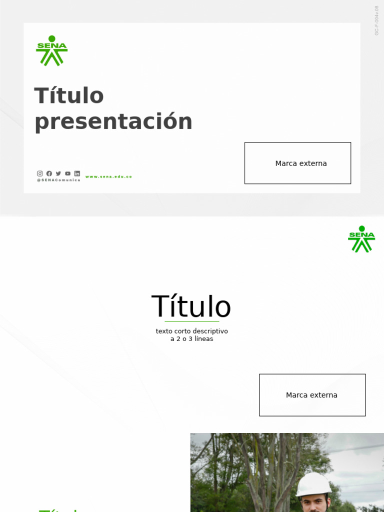 ACTUALIZADO Formato Presentacion SENA Marca Externa | PDF