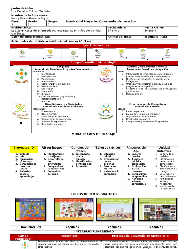 Plan La Salud | PDF | Aprendizaje