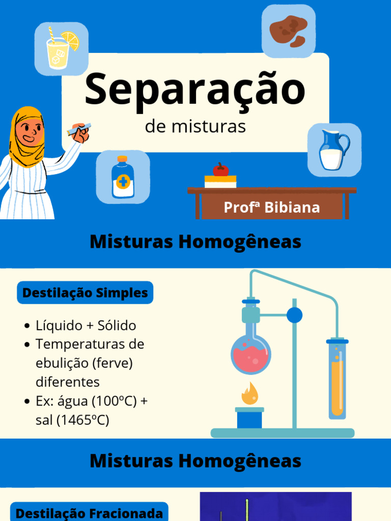 Métodos de Separação de Misturas | PDF