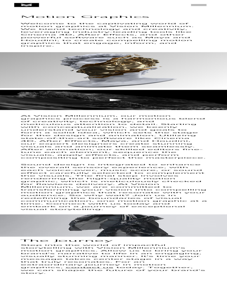 Motion Graphics Vision Millennium | PDF