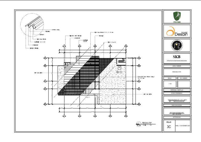 Detail Talang Air dan Beton untuk Atap | PDF