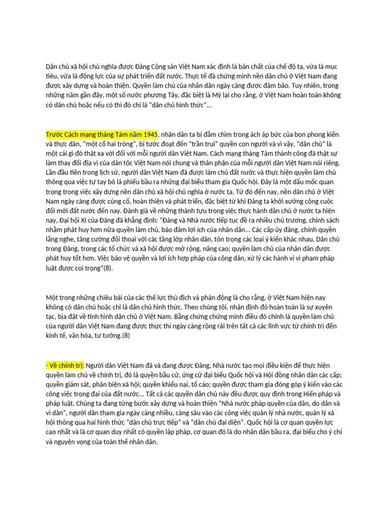 Minh CH NG Dân CH XHCN | PDF