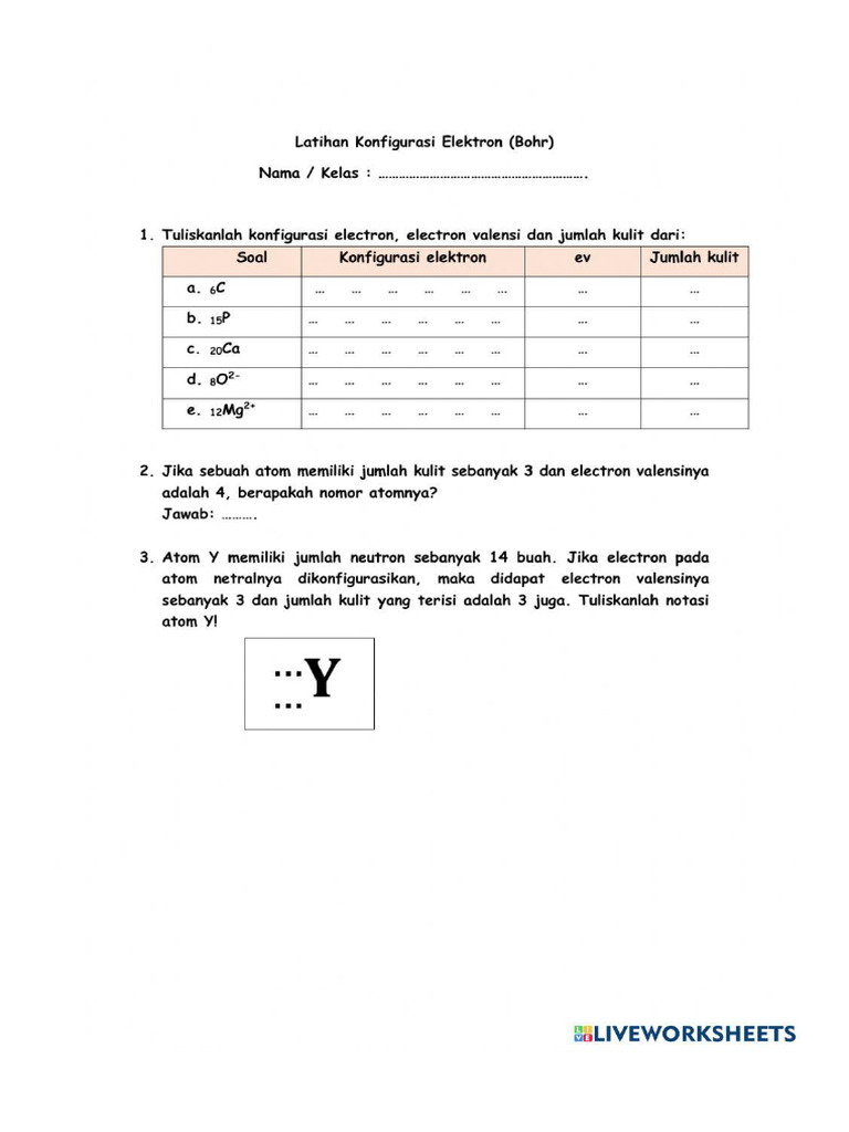 Worksheet 1282538 | PDF
