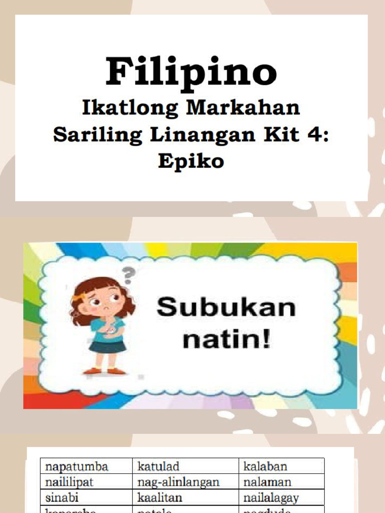 Module 4 Epiko | PDF