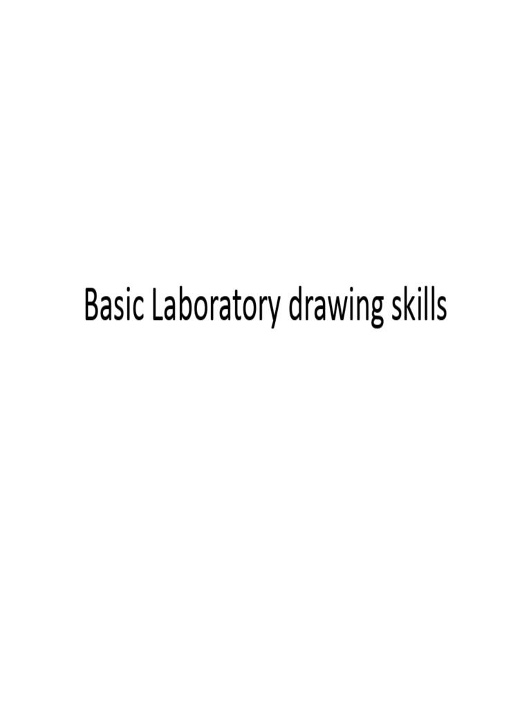 Laboratory Drawing Techniques | PDF