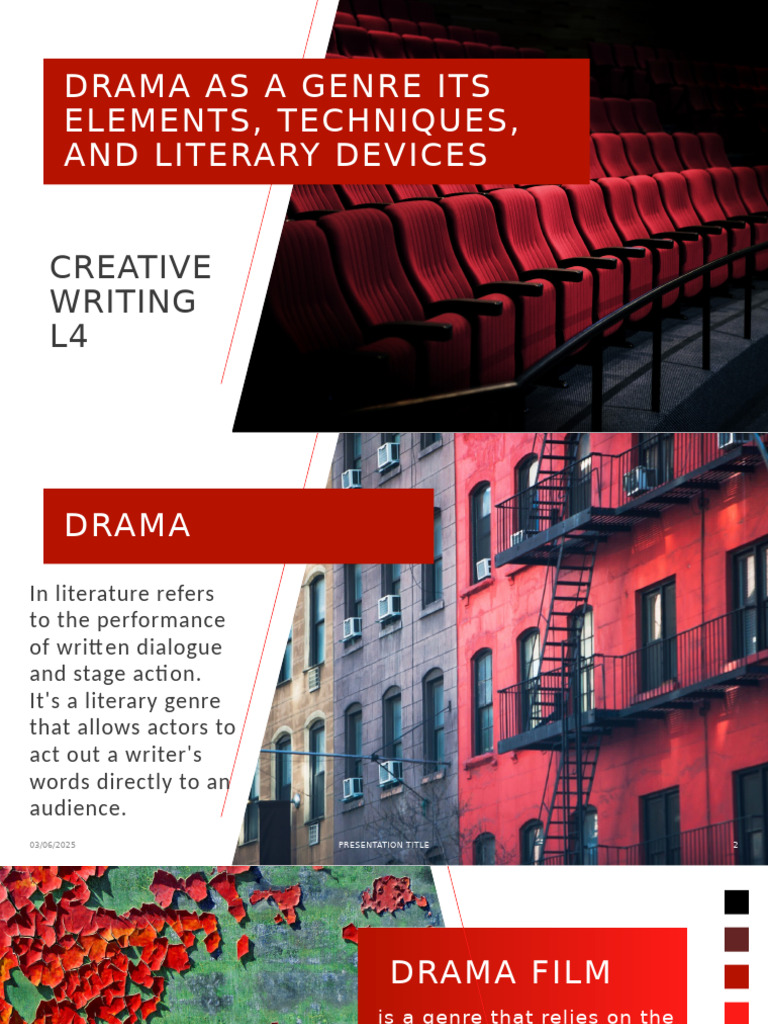Elements and Techniques of Drama | PDF | Plot (Narrative) | Comedy
