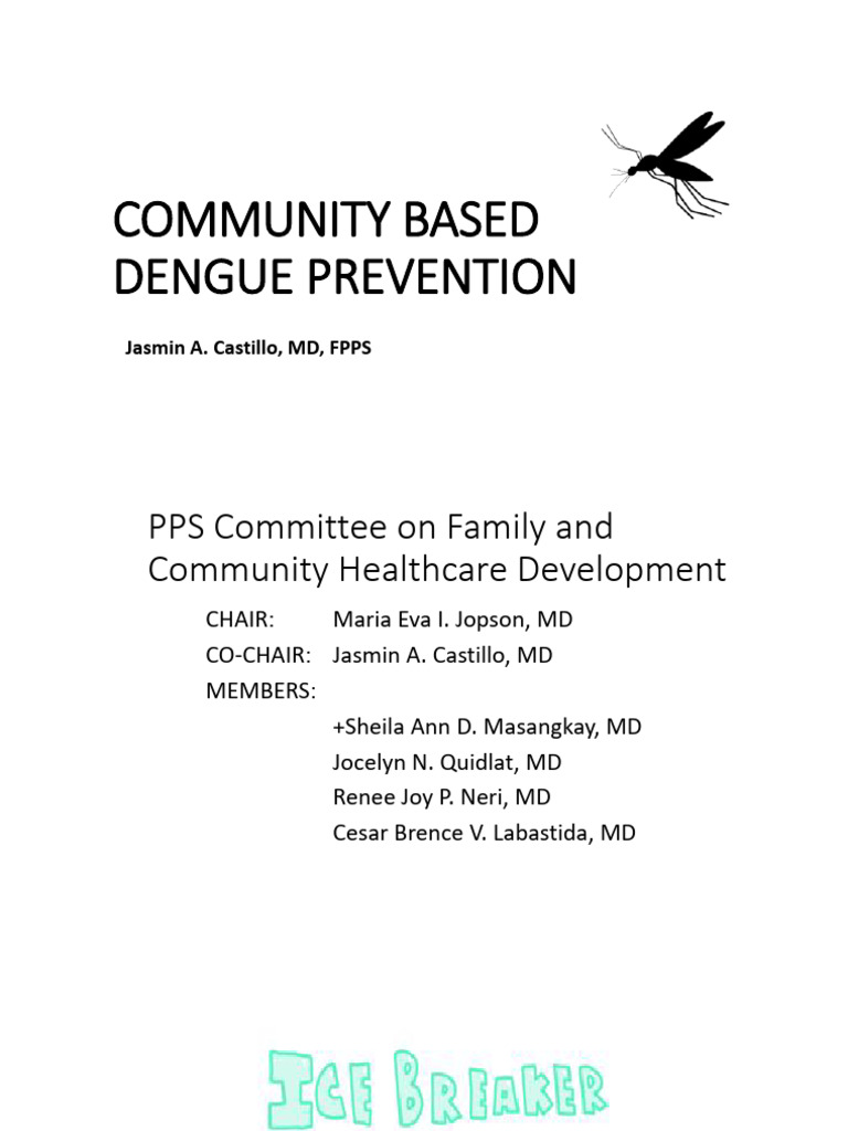 Community-Based Dengue Prevention Guide | PDF | Public Health | Human ...