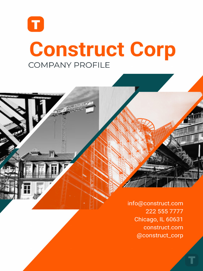 Construction Company Profile Template | PDF