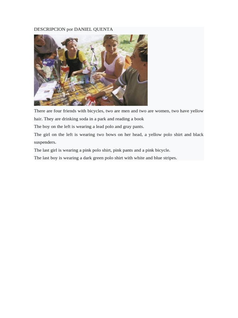 Descripcion Por Daniel Quenta | PDF
