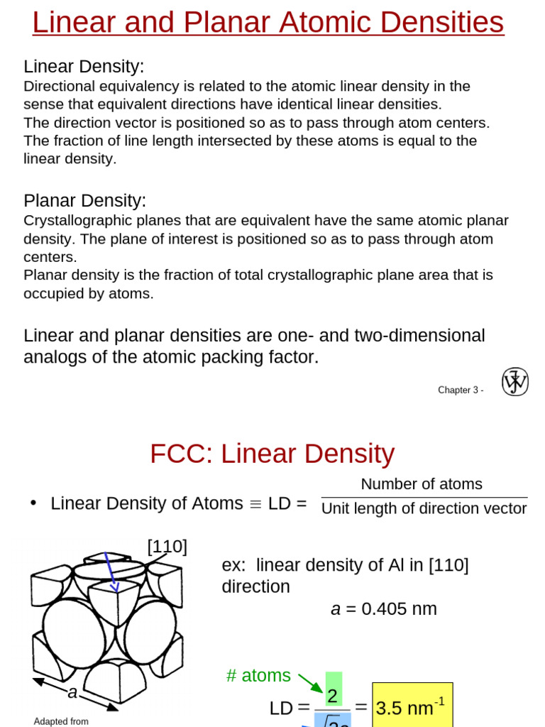 Chap3.5 Linear and Planar Densities | PDF | Geometry