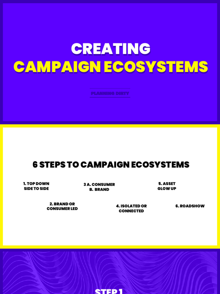 Intermediate Campaign Ecosystems | PDF | Promotion (Marketing ...