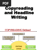 Answer Key Copy Reading and Headline Writing | PDF