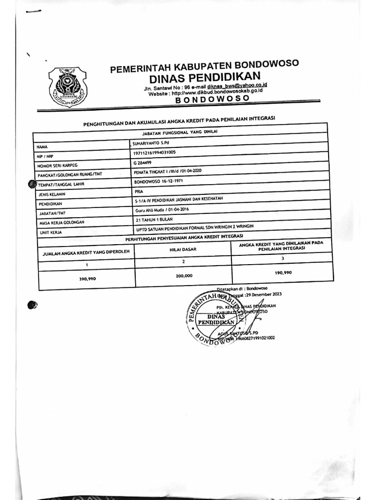 Pak Integrasi 2022 | PDF