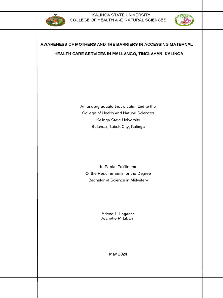 Title Page Book Bonding | PDF | Maternal Health