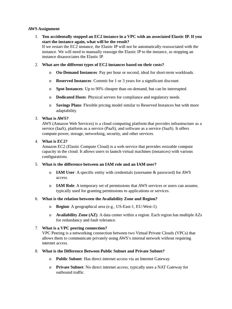 Dasari Vishnuvardhan - Assignment | PDF | Cloud Computing | Amazon Web Services