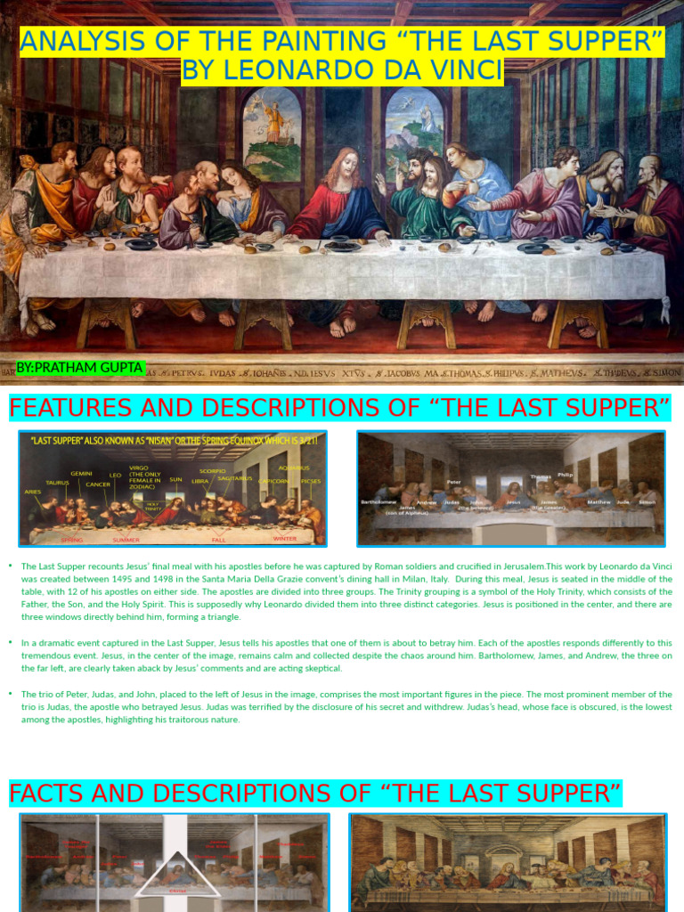 Analysis of Painting | PDF | Last Supper | Jesus