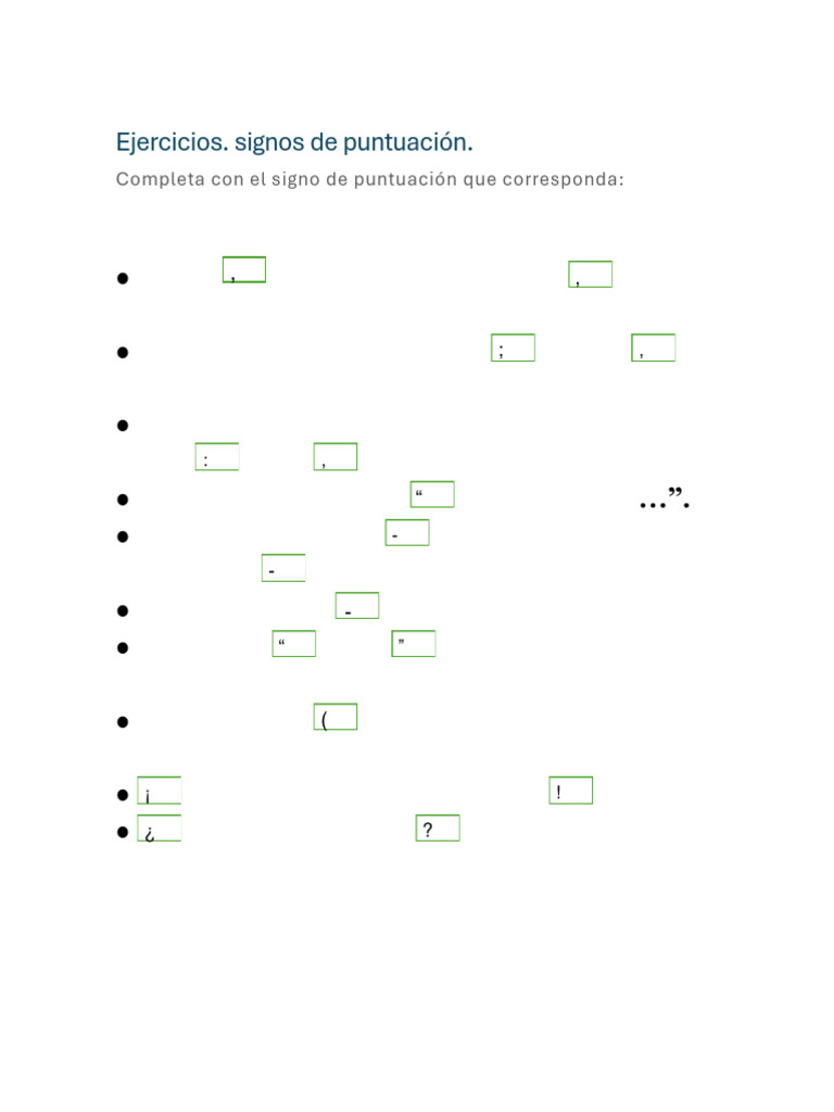 Signos de Puntuacion 2 | PDF