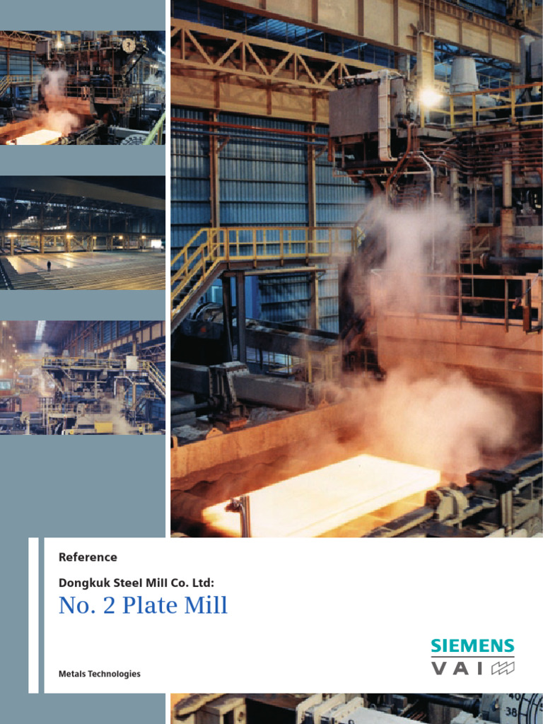 Dongkuk Steel No. 2 Plate Mill Overview | PDF | Steel | Mechanical ...