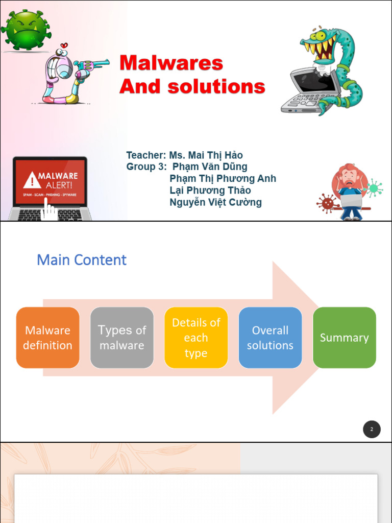 C401. TACN.Nhom 3 | PDF | Malware | Antivirus Software