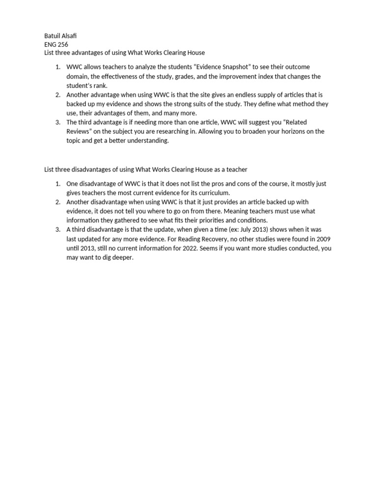 ACTIVITY CHAPTER 1 (ENG 256) | PDF