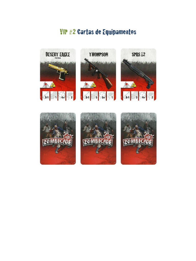 1 Cartas de Equipamentos 1pg | PDF