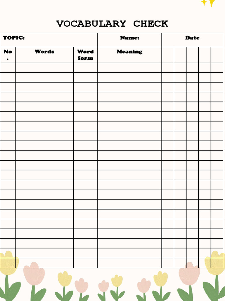 WORDS LIST - Merged | PDF