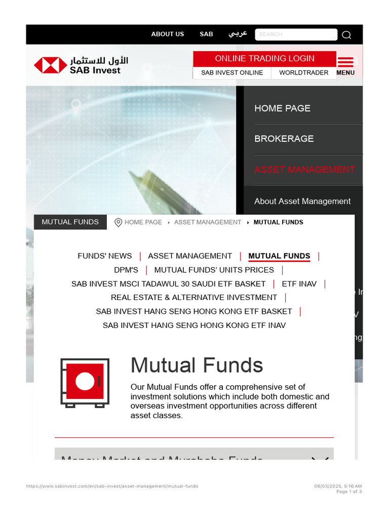 Mutual Funds | PDF | Exchange Traded Fund | Mutual Funds