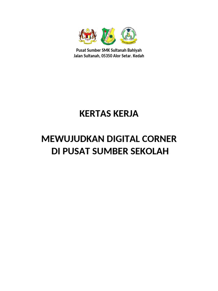 Kertas Kerja Digital Corner | PDF