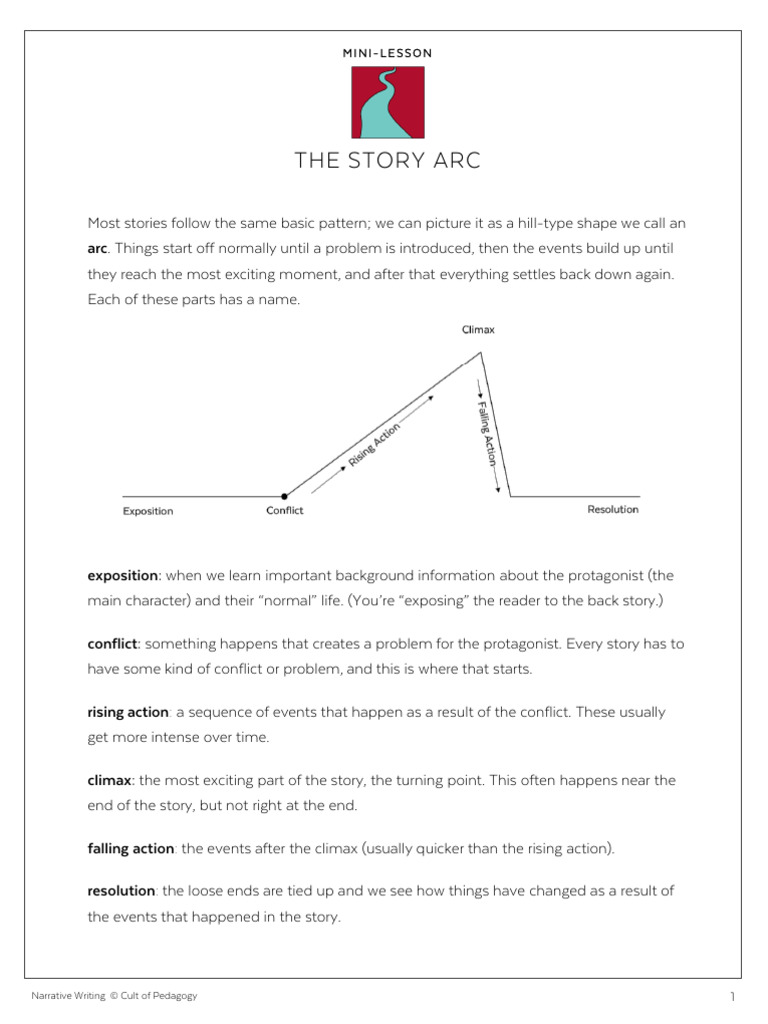 Story Arc Mini Lesson PDF | PDF