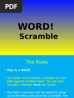 Hard Word Scramble Answers | PDF
