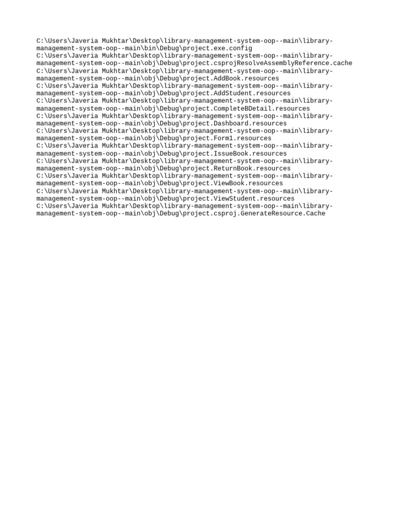 project.csproj.FileListAbsolute | PDF