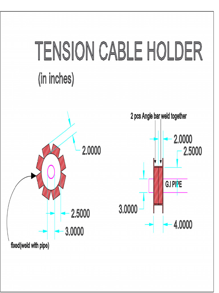 Tension Cable Holder | PDF