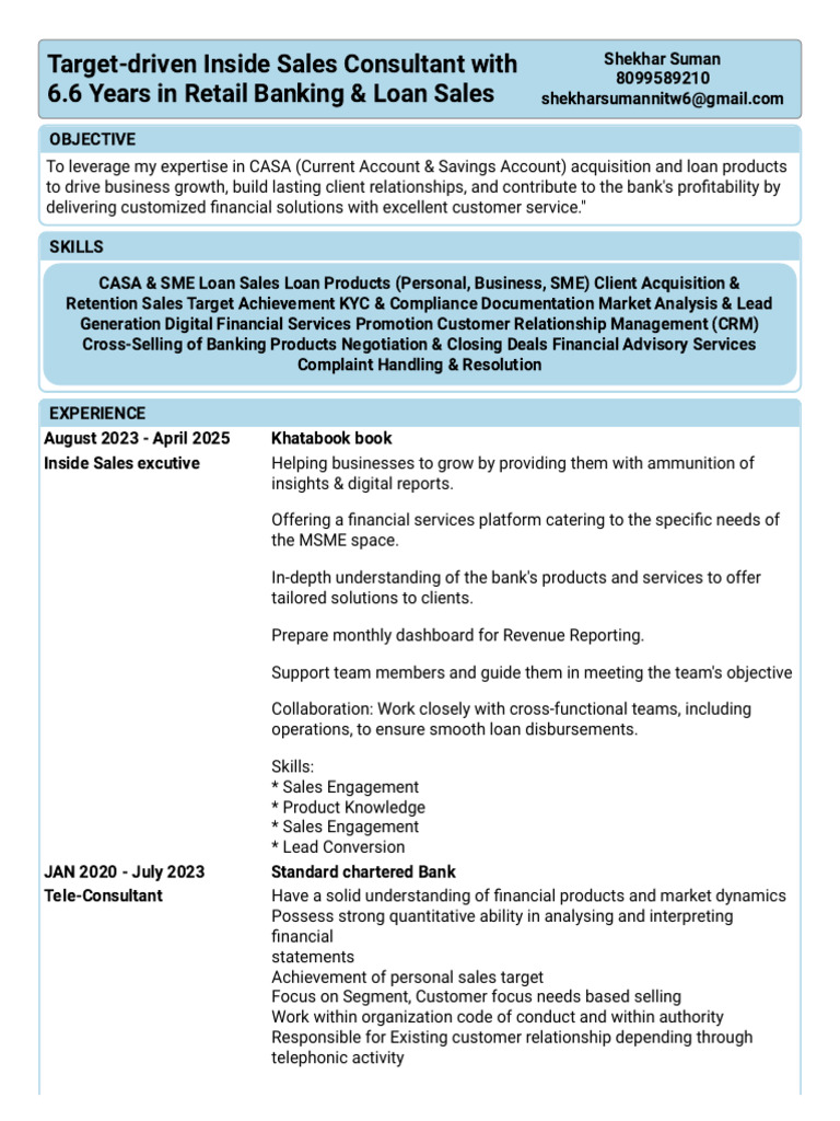 Shekhar Suman (1) | PDF | Sales | Banks