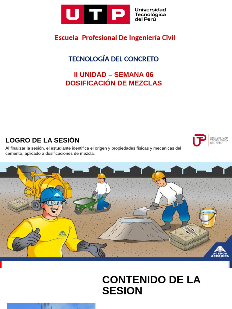 S11 - s1 ACTUALIZADO TECNOLOGÍA - CON SOLUCIÓN | PDF | Hormigón | Cemento