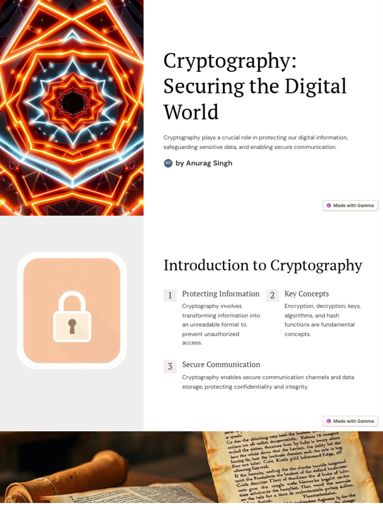 Cryptography Securing The Digital World | PDF | Encryption | Cryptography