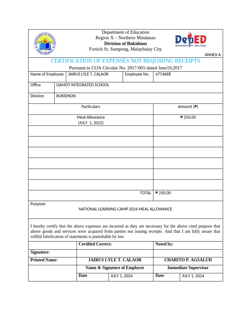 Cernn Form | PDF