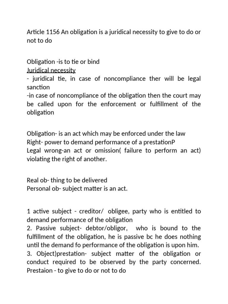 Understanding Legal Obligations and Rights | PDF | Criminal Law ...