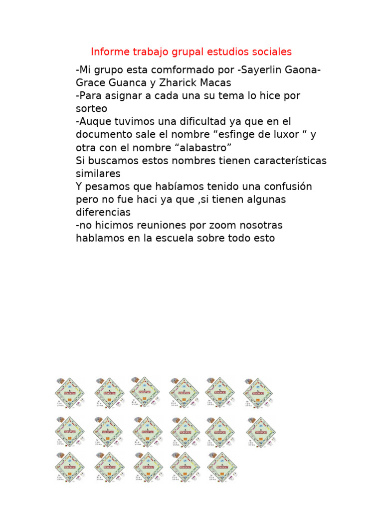 Informe Trabajo Grupal Estudios Sociales | PDF