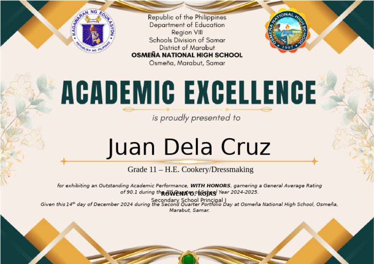 Certificate Portfolio Day Q2 | PDF