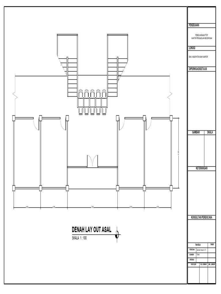 Ruang PTSP-DENAH | PDF